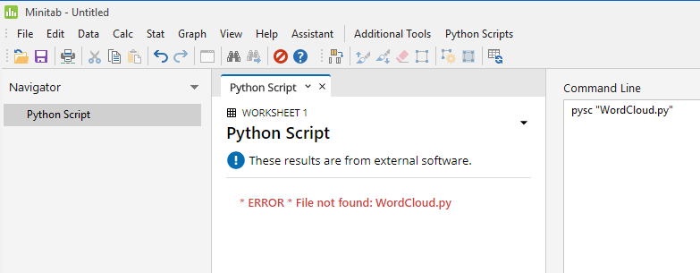File Not Found? No Output? Tips to Troubleshoot Python Errors in Minitab | The Minitab Blog